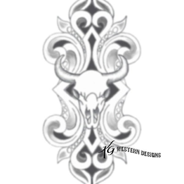 Leather Tooling Scroll Pattern - Etsy