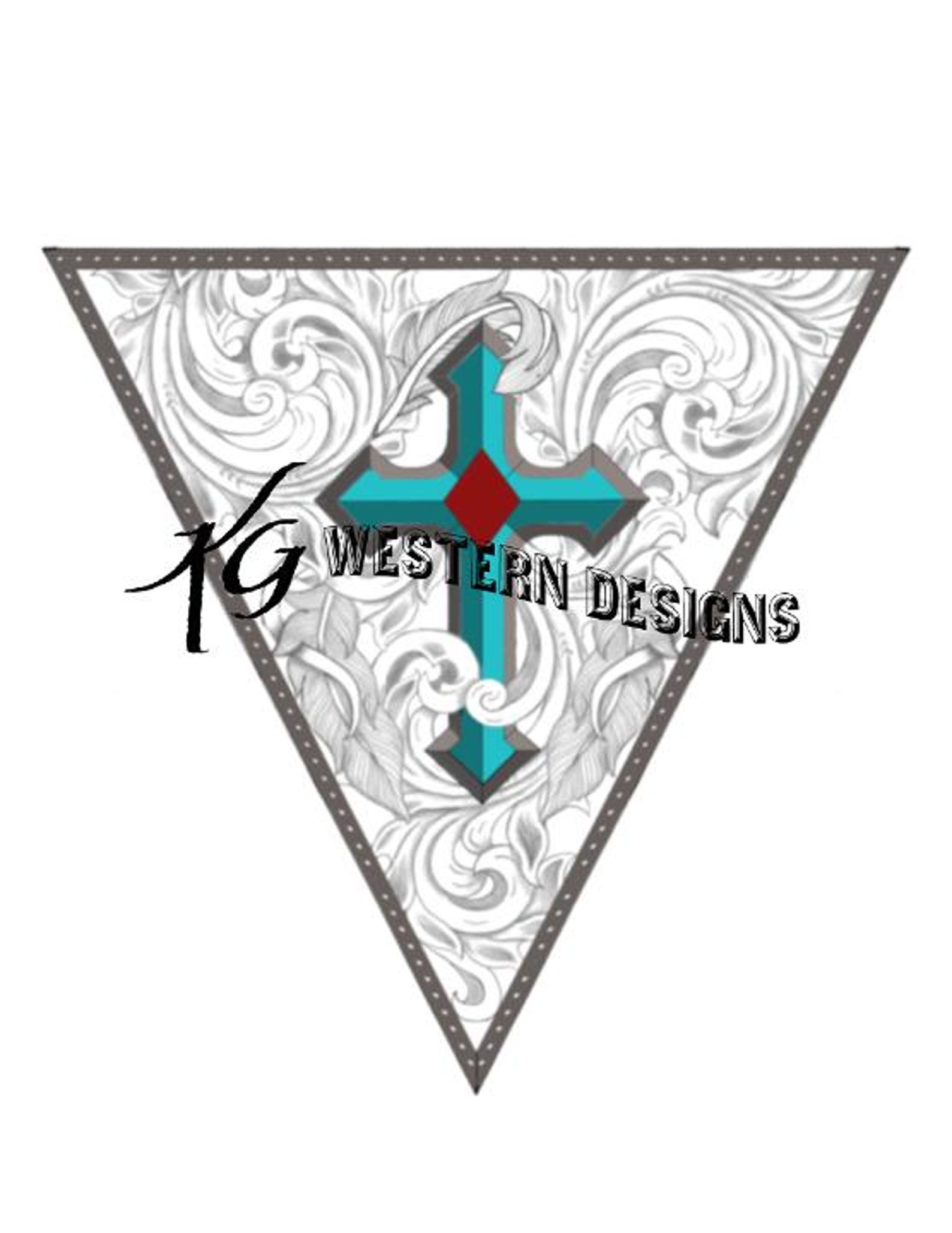 Western Cross-vines-leather Tooling- Tracing Design Pattern PDF - Etsy