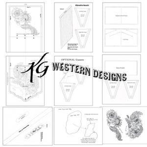 Leather Tooled Wallet Pattern PDF- Bi-fold Clutch With Fringe and Inlay ...