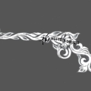 Made to Order Filigree Tooling Pattern, Silhouette in My Artistic Style ...