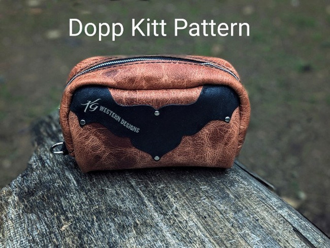 Leather Dopp Kit, Makeup Bag Pattern PDF - Etsy