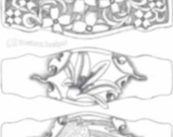 American Flag Leather Tooling Pattern - Etsy