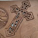 Western Cross Filigree Leather Tooling Tracing Design Pattern, Western ...