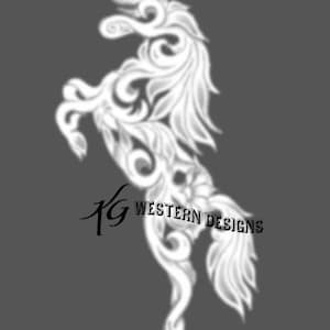 5 Western Filigree Design Bundle Pack, Boot, Cow Skull, Colt 45, Horse ...