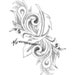 Twisted Feather-&-vines- Leather Tooling Tracing Design Pattern - Etsy