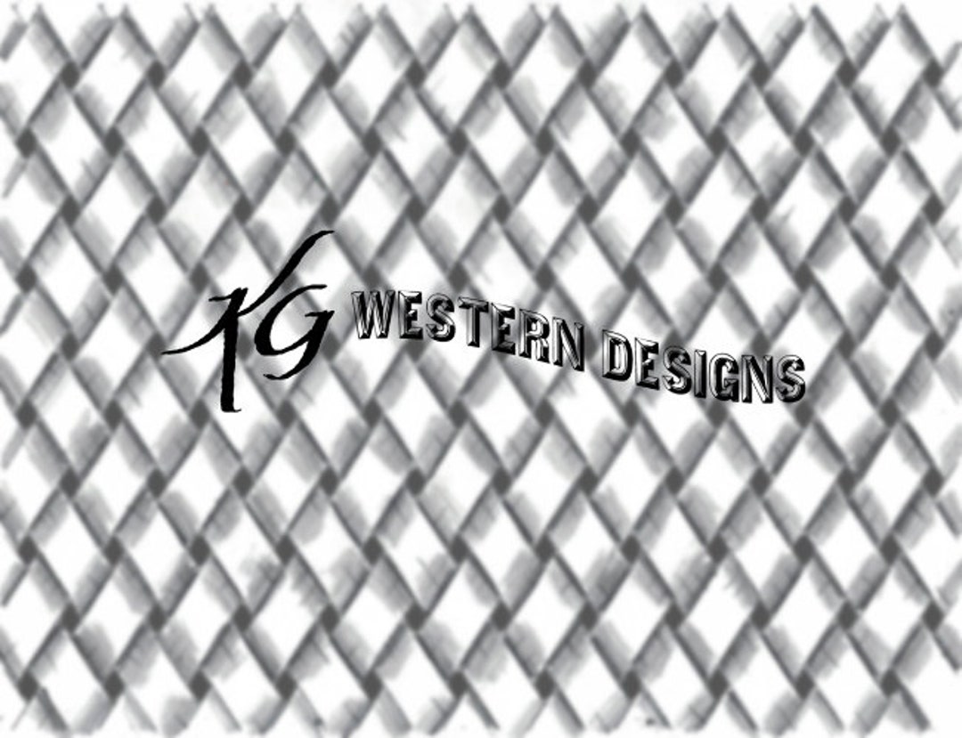 Slanted Basketweave Leather Tooling Tracing Pattern Design Download - Etsy