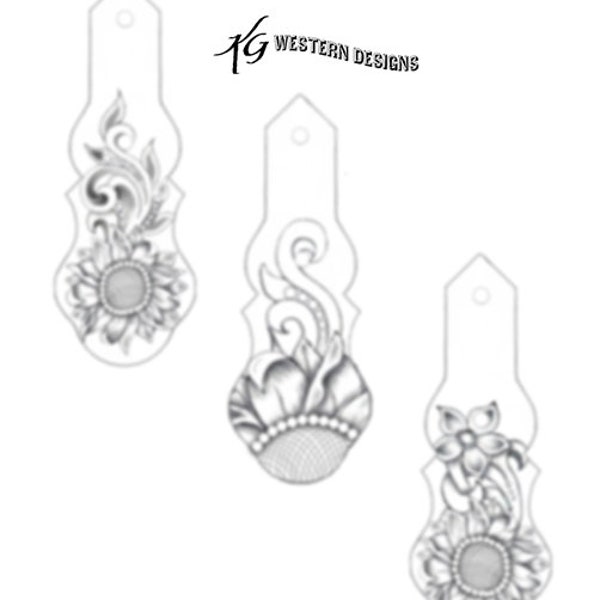 Leather Sunflower Tooling Pattern - Etsy