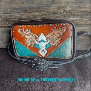 Leather Tooling Element -flowers and Vines-western-cowskull Aztec ...