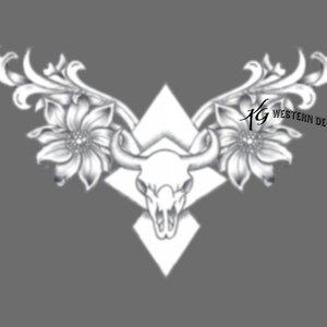 Leather Tooling Element -flowers and Vines-western-cowskull Aztec ...