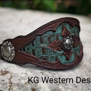 Bronc Style Halter Noseband Pattern Template. Leather Tooling ...