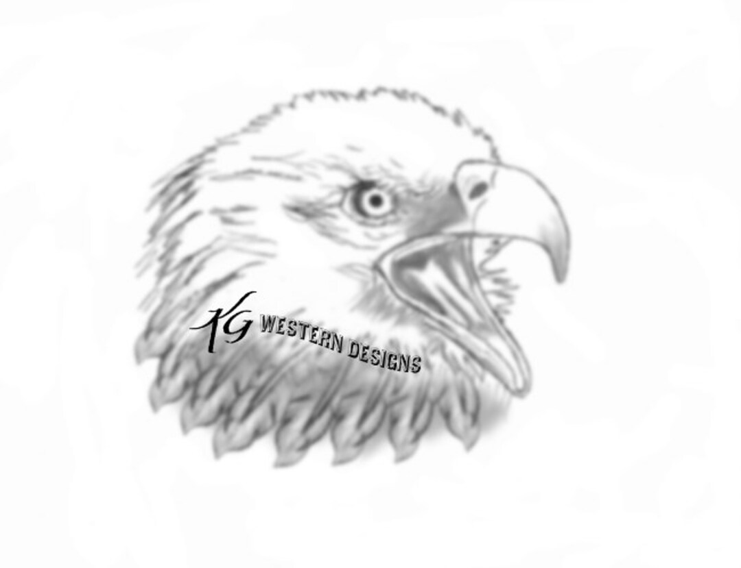 Eagle Head-feathers- Western Design Carving Leather Tooling Tracing ...