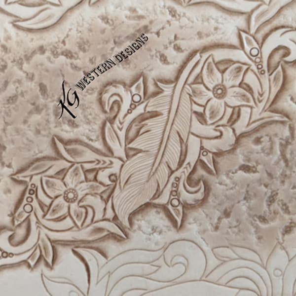 Floral Scroll Design - Etsy