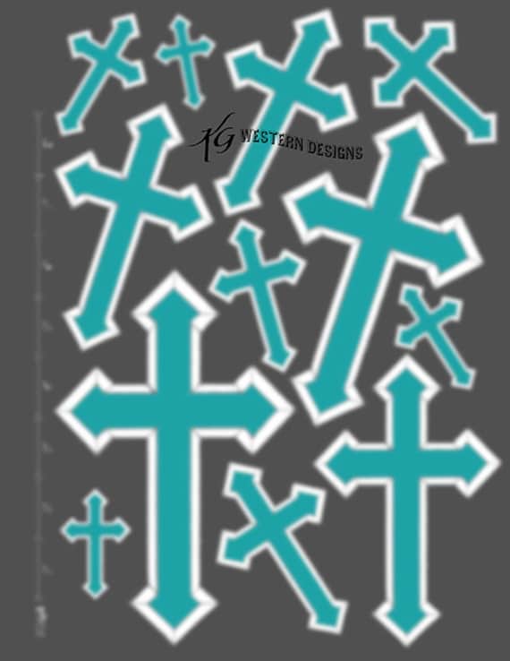 Fancy Western Cross Leather Tooling Tracing Pattern Cowgirl - Etsy