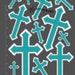 Fancy Western Cross Leather Tooling Tracing Pattern Cowgirl Cowboy ...