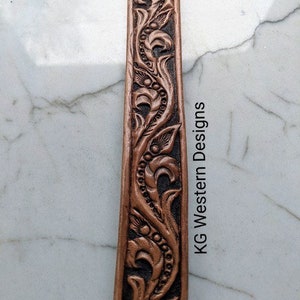 Leather Belt Pattern, Feathers, Vines and Scrolls, Tooling Design PDF ...