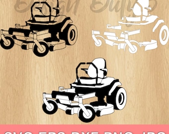 Svg Zero Turn Mower - Etsy