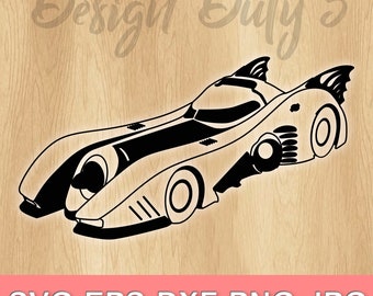 Batmobile Svg - Etsy Australia