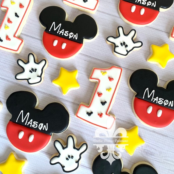 Mickey Mouse Number 1 - Etsy