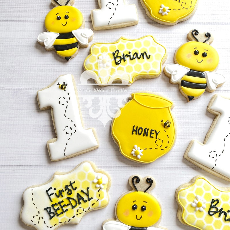 Bee Cookies - Etsy