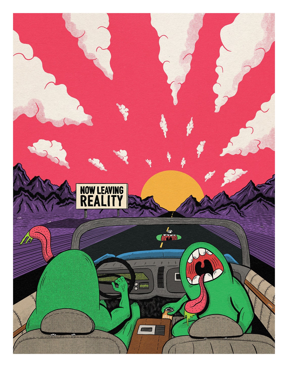 NOW LEAVING REALITY 11 X 14 Poster Print - Etsy