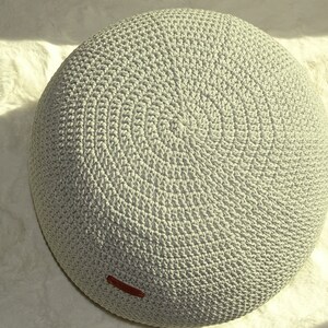 Crochet Ottoman Pouf Custom Sizes and Colors - Etsy