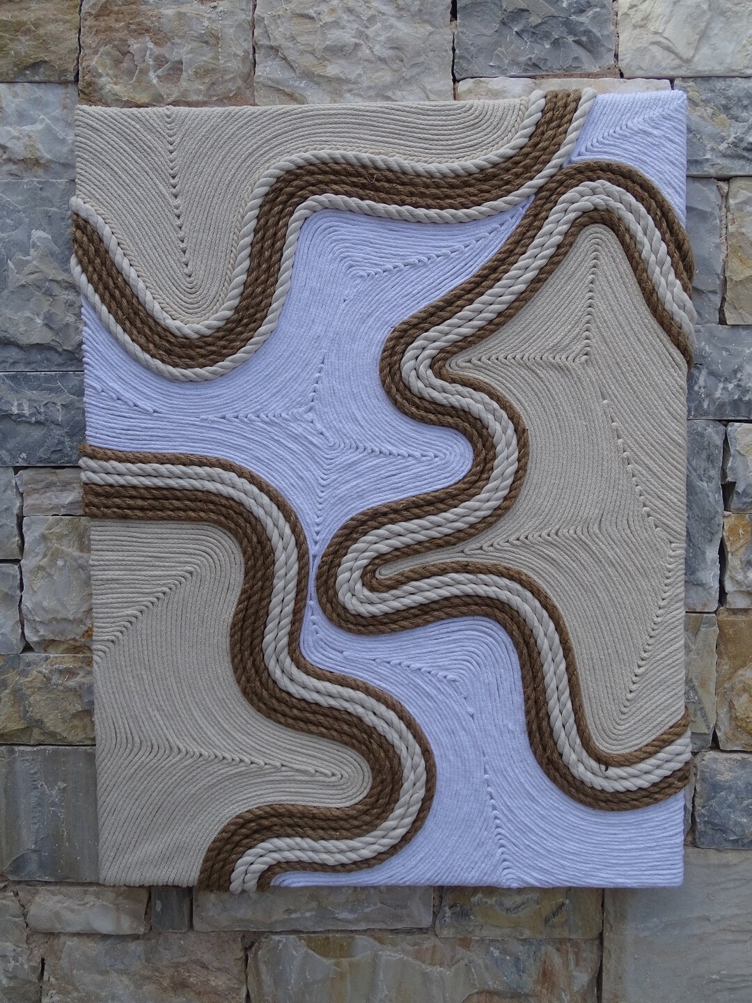 Handmade Fiber Art Wall Hanging, Contemporary Art for Modern Home Made ...