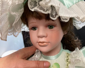 Large Porcelain Doll - Etsy