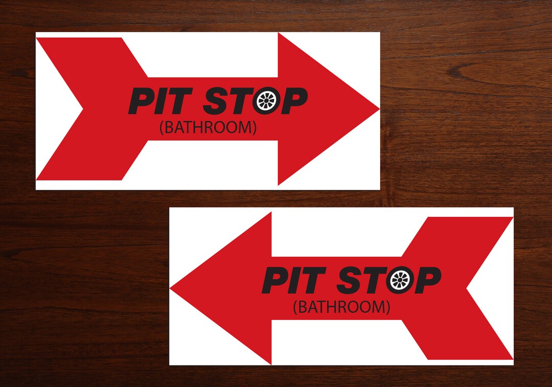 Cars Rest Room (bathroom) Signs. - Etsy