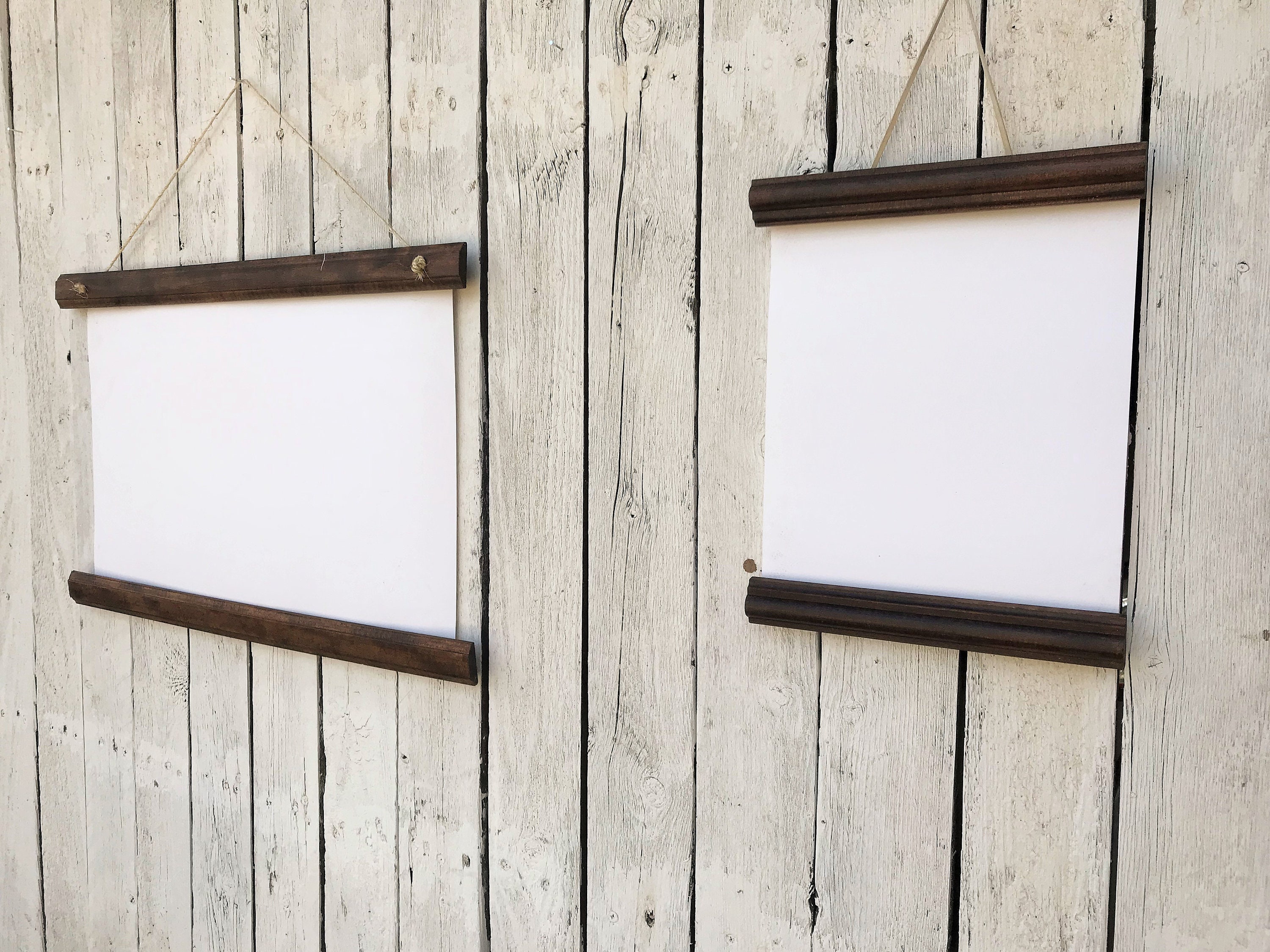 Wooden Frames - Red Mahogany Finish - Etsy