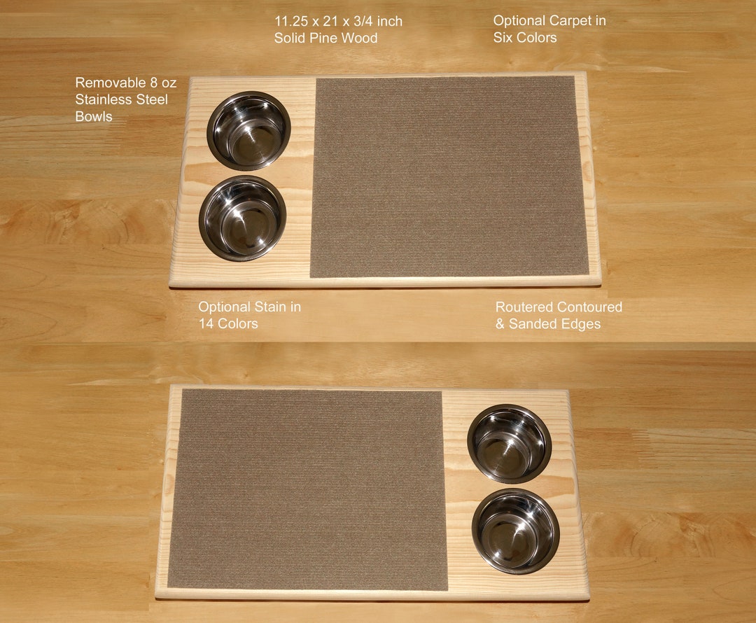 Two,heavy Duty Cat Shelf Feeders,deluxe Large Size Cat Food Shelf Perch ...