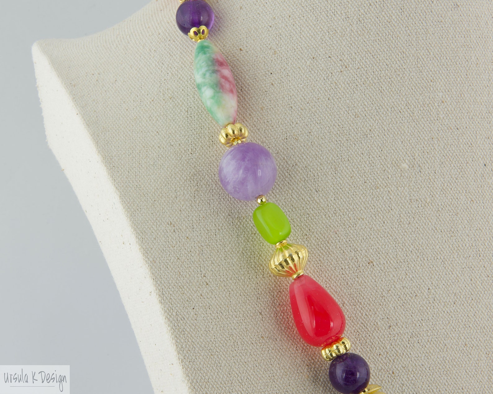 Colorful Fun Necklace Eye-catcher Casual Necklace Every Day - Etsy