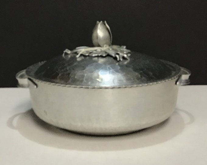 Hand Wrought Creations by Rodney Kent 461 Hammered Aluminum Covered ...