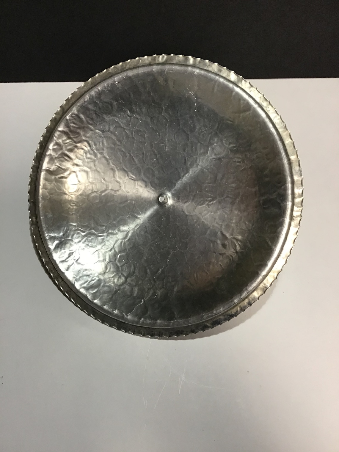 Hand Wrought Creations by Rodney Kent #461 Hammered Aluminum Covered ...