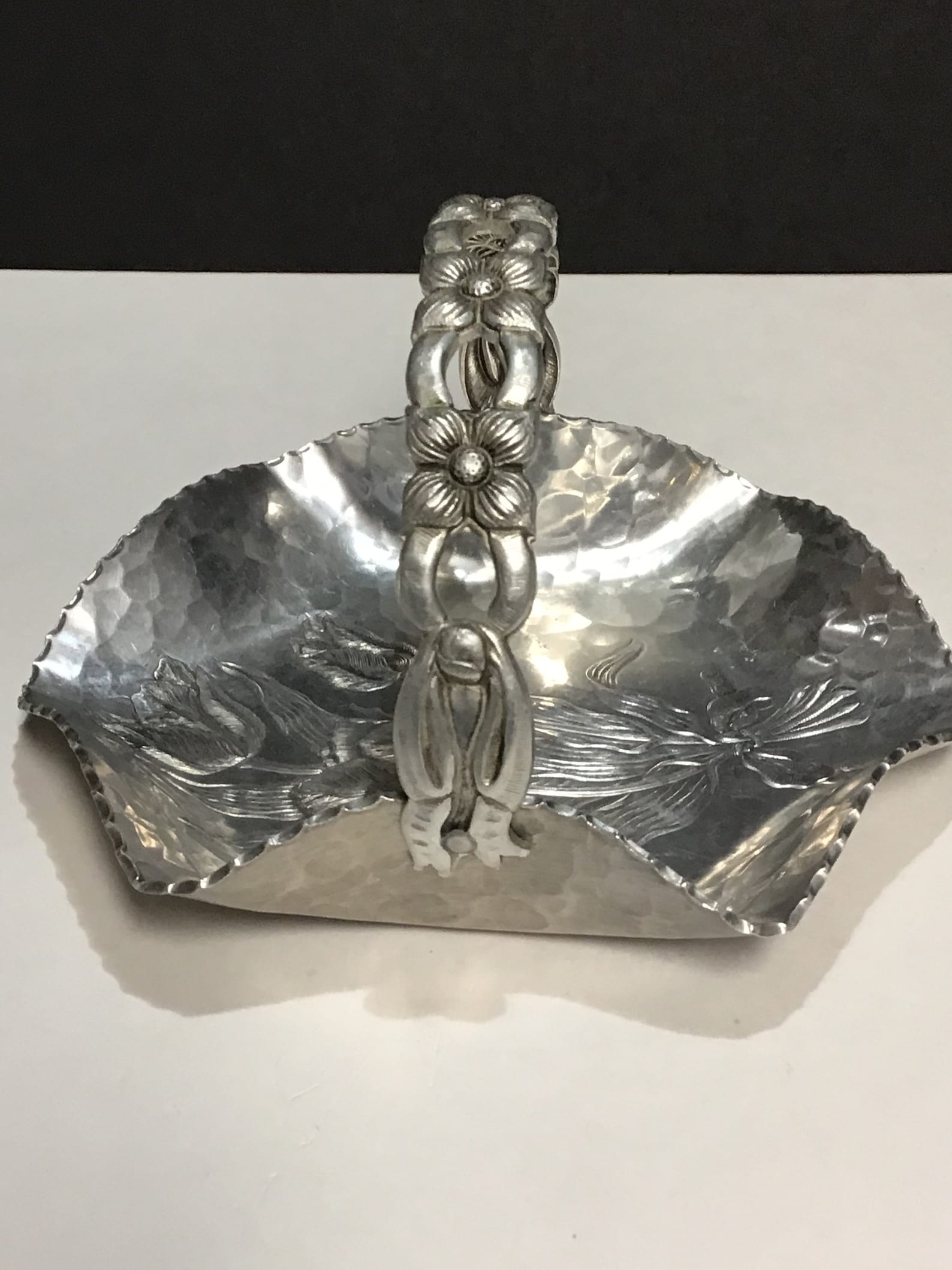 Hand Wrought Creations by Rodney Kent #429 Hammered Aluminum Handled ...