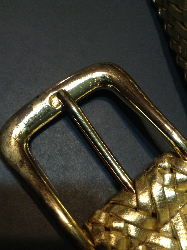 Norm Thompson portland Oregon Gold Braided Belt With Gold - Etsy