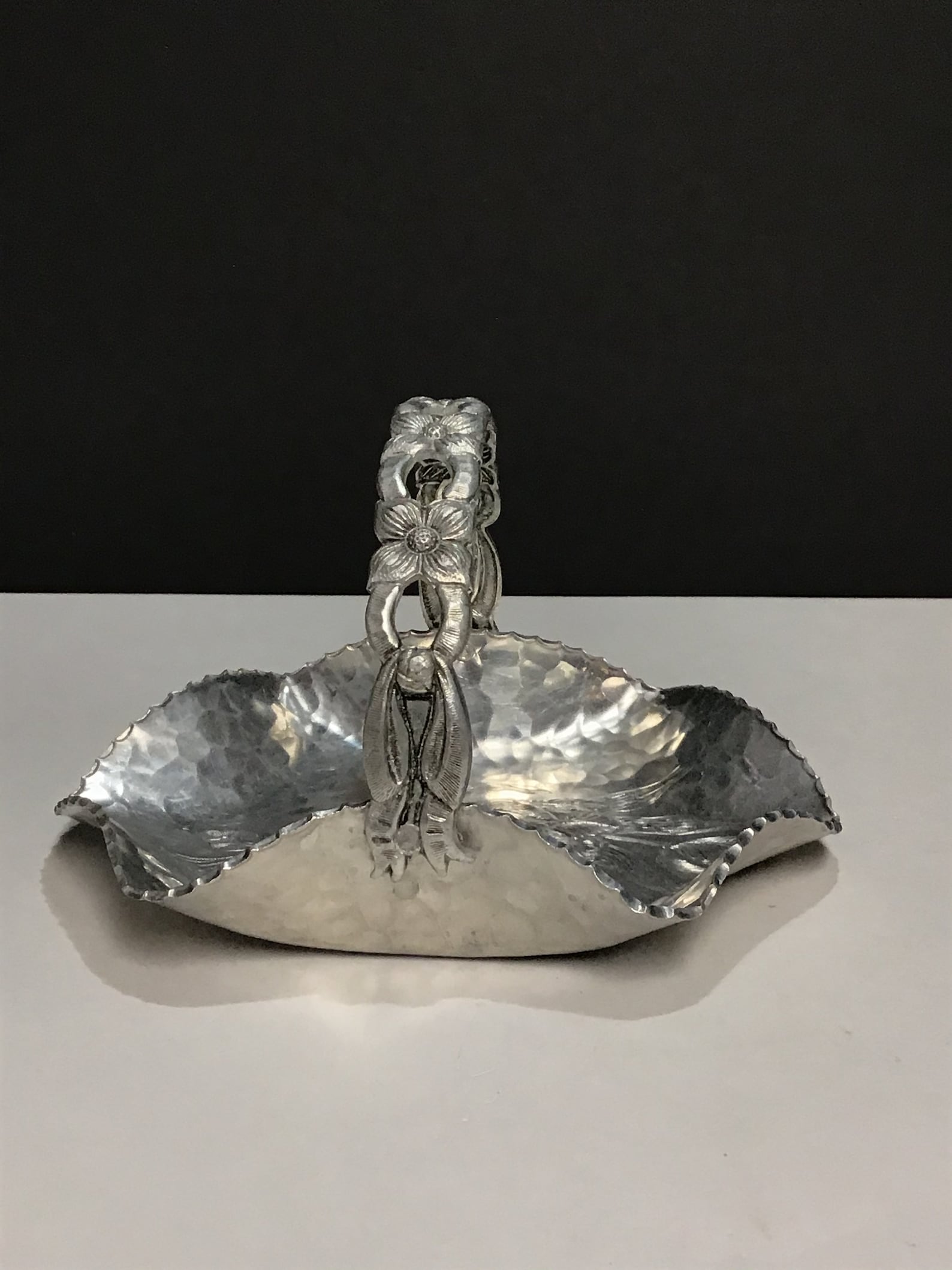 Hand Wrought Creations by Rodney Kent #429 Hammered Aluminum Handled ...