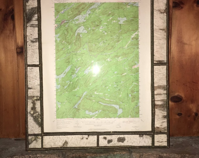 Birch Bark Mirror in Adirondack Style - Etsy