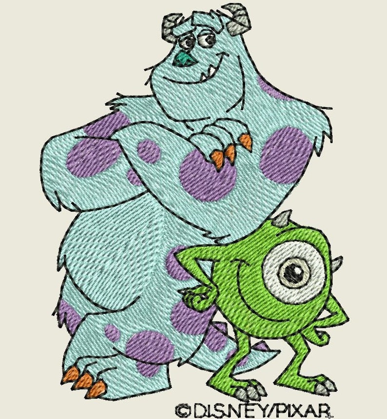 Monsters, Inc Machine Embroidery Designs (59) - Cd/usb/floppies - Etsy