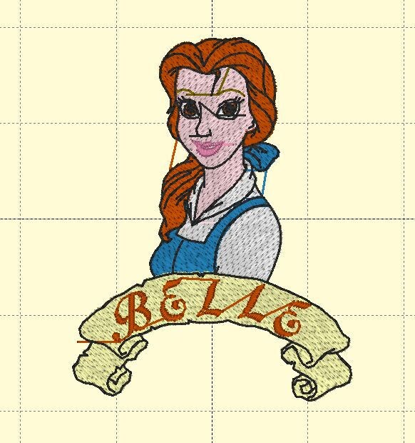 155 Disney Princesses Machine Embroidery Designs CD/USB 11 Formats - Etsy