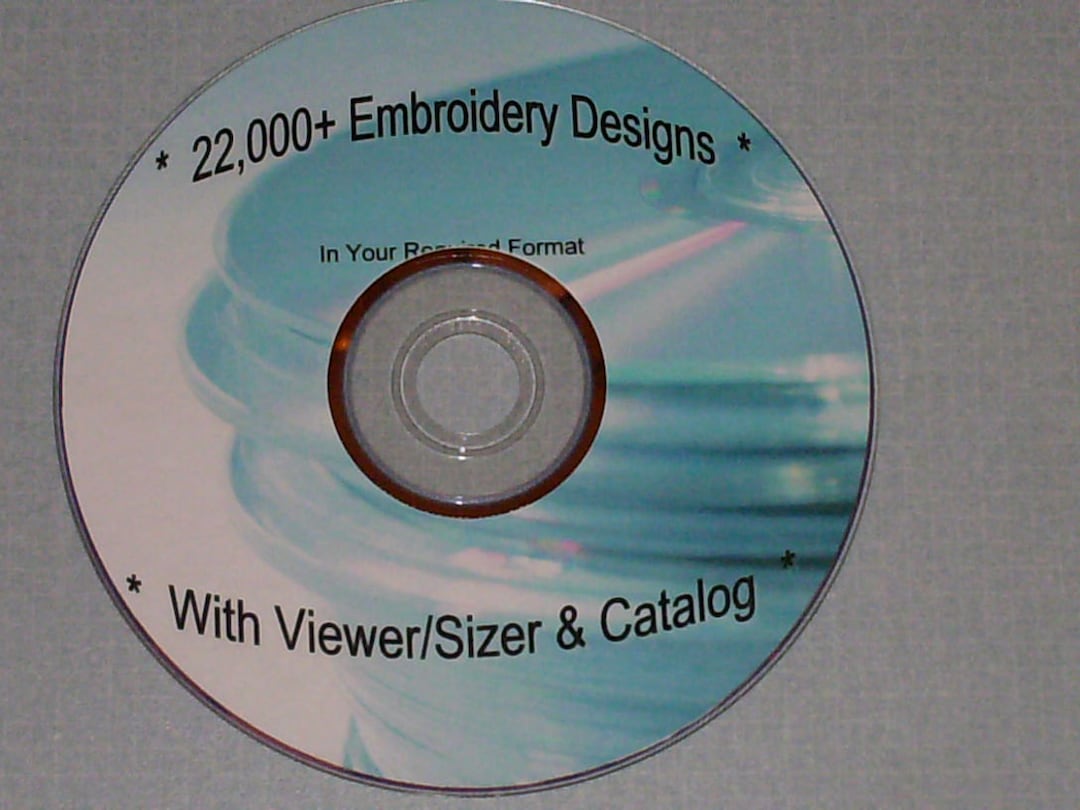 22,000 VIP Embroidery Designs on Dvd/cds/usb - Cartoons and More - Etsy