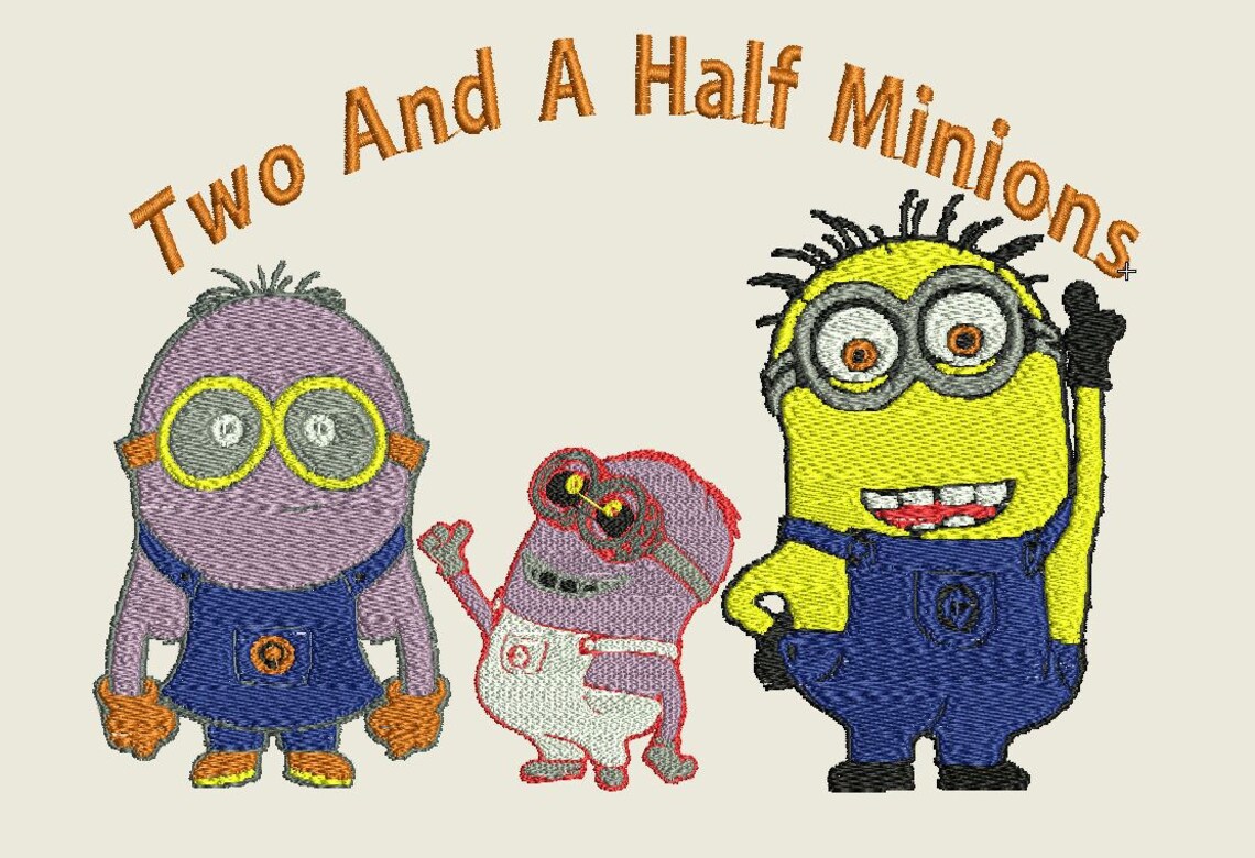 Despicable Minion Machine Embroidery Designs - 24 Designs - 4x4 & 5x7 ...