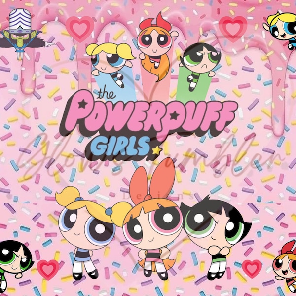 Power Puff Girls Wall Art - Etsy
