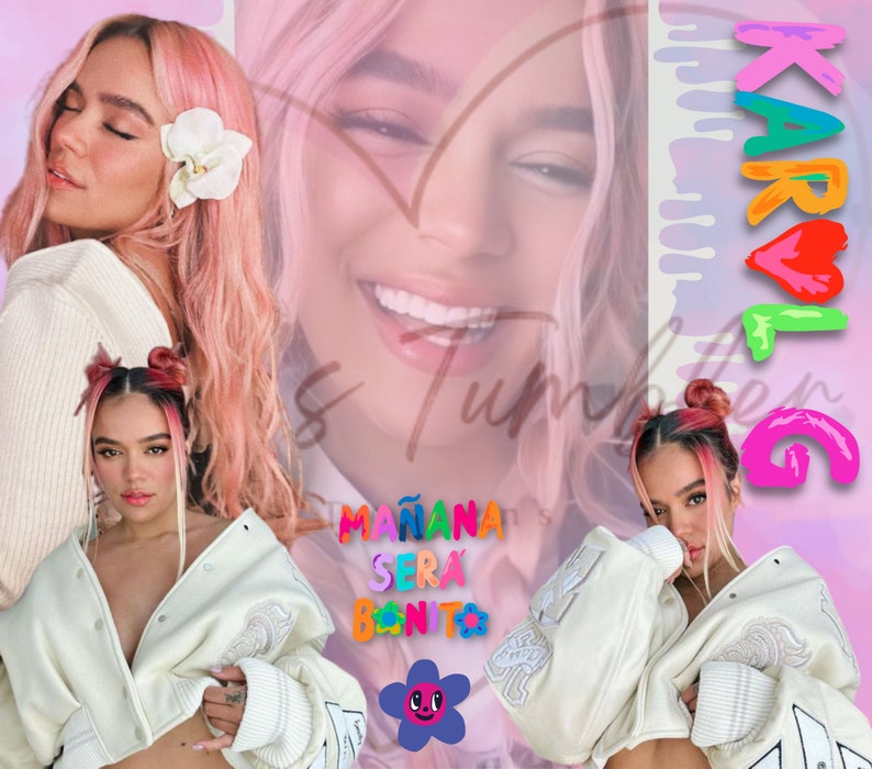 Karol G Pink Tumbler Wrap - Etsy