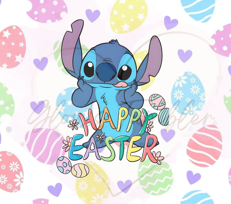 Easter Stitch Tumbler Design - Etsy
