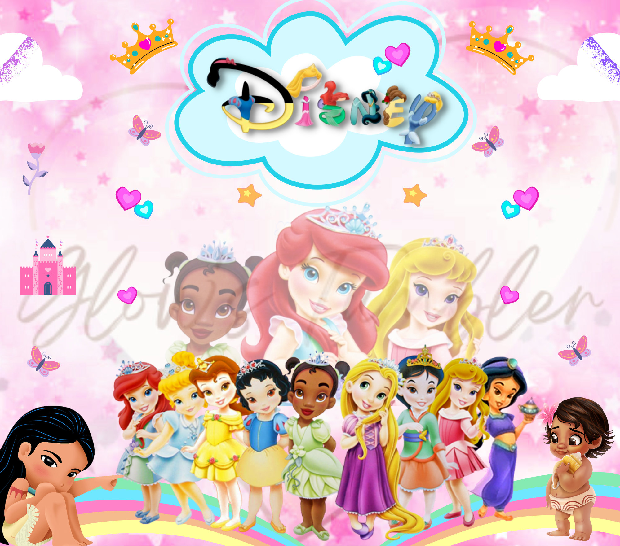 Baby Princess Tumbler Wrap - Etsy