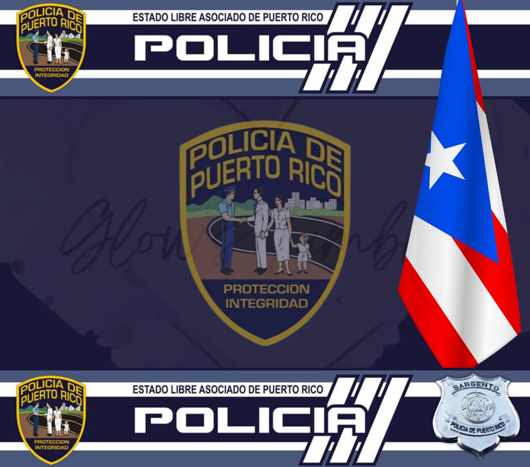 Policia De PR Agente Y Sargento Tumbler Wraps - Etsy