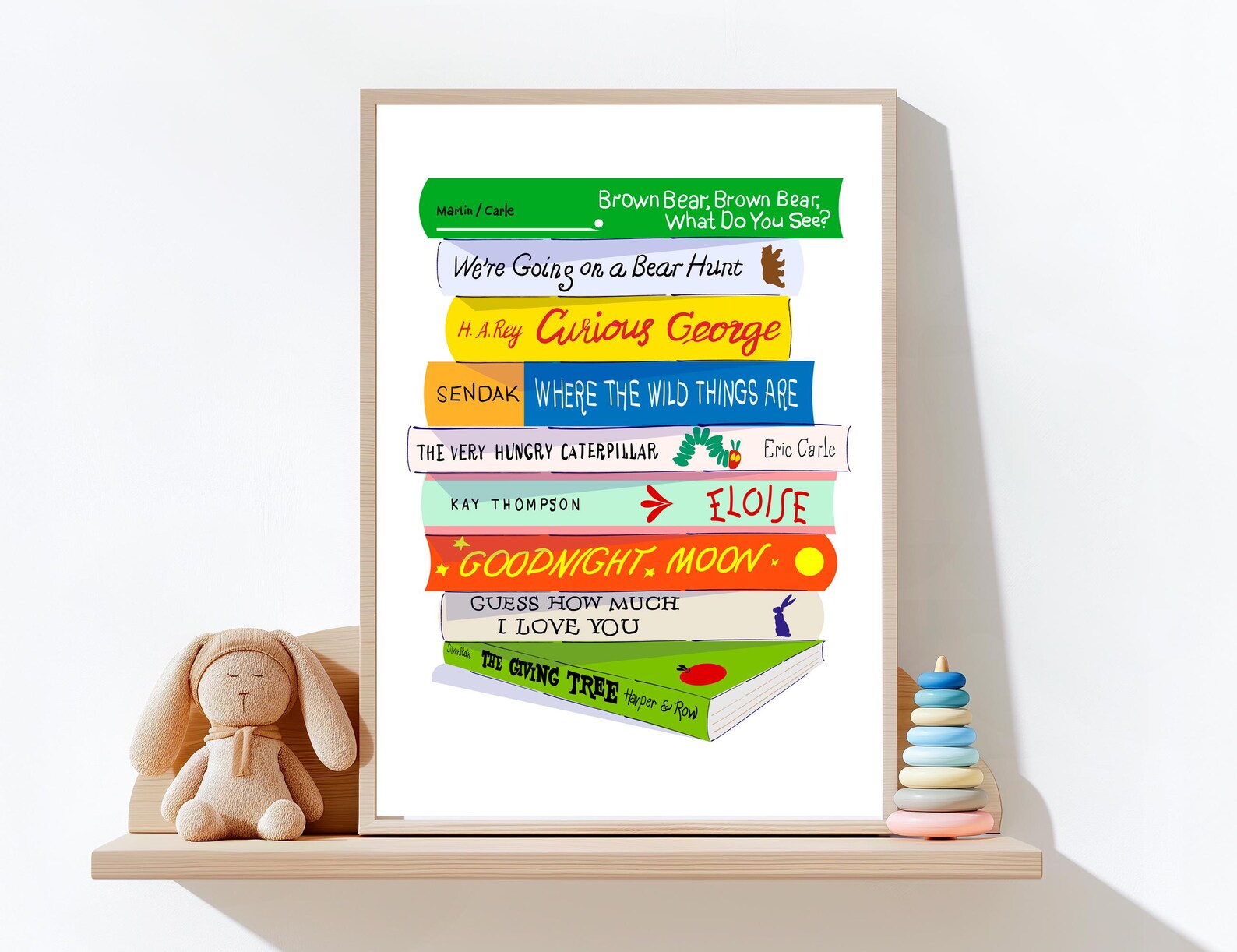 Printable Book Stack and Reading Quote | Set of 2 Kids Posters ...