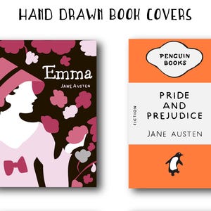 Printable Set of 2 Jane Austen Reading Posters, Pride and Prejudice ...
