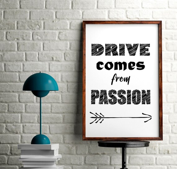 Digital Typography Artwork Motto Print Entrepreneur Printable | Etsy