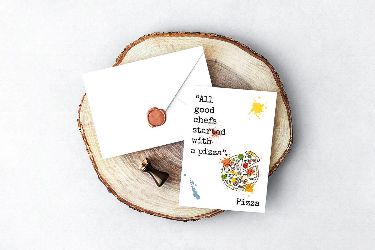 Funny Pizza Quote Kitchen Food Art Foodie Gift Kitchen Lyric Print Chef ...